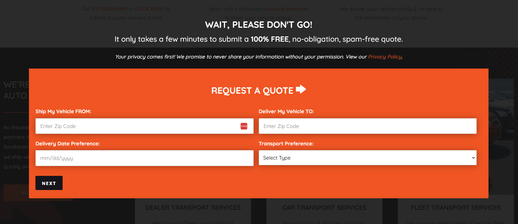 Keep Visitors On Your Site Longer With Exit Intent Pages | Web Design ...